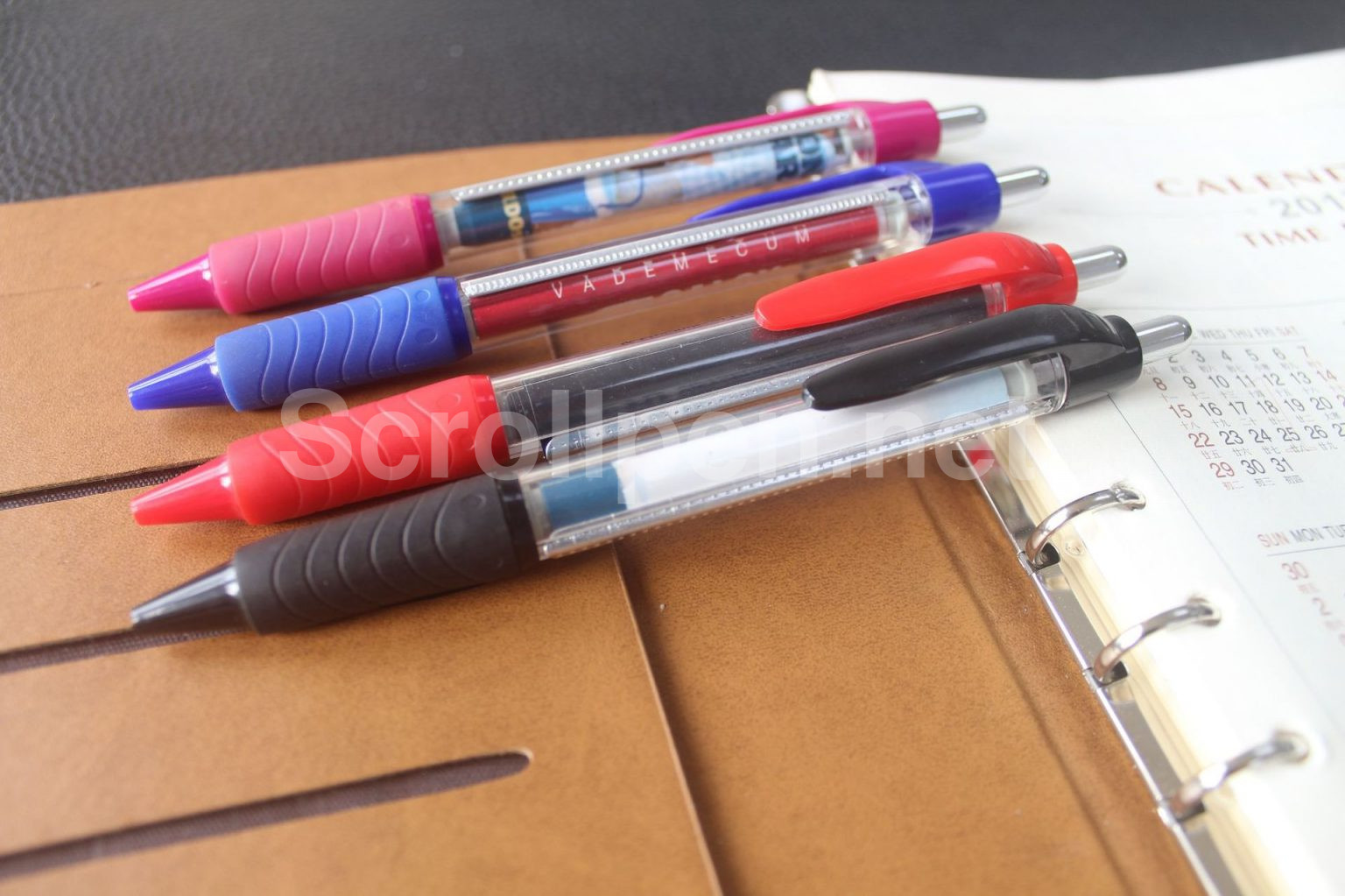 Pull Out Banner Pens “WAVE”, Branded Scroll Pens - Scroll Pen
